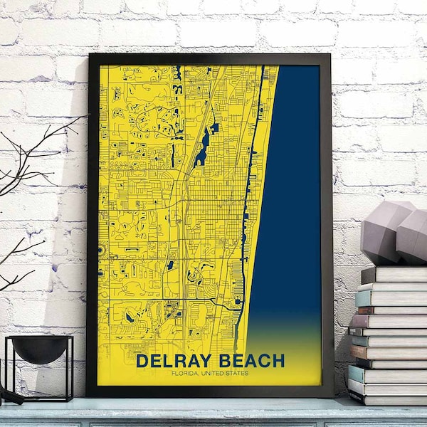 Delray Beach Poster - Etsy