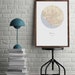 FARO Portugal Map Poster Wall Decor Design Modern Minimal Nordic Travel ...