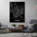 YANGON Myanmar Rangoon Burma Map Poster Black White Hometown - Etsy