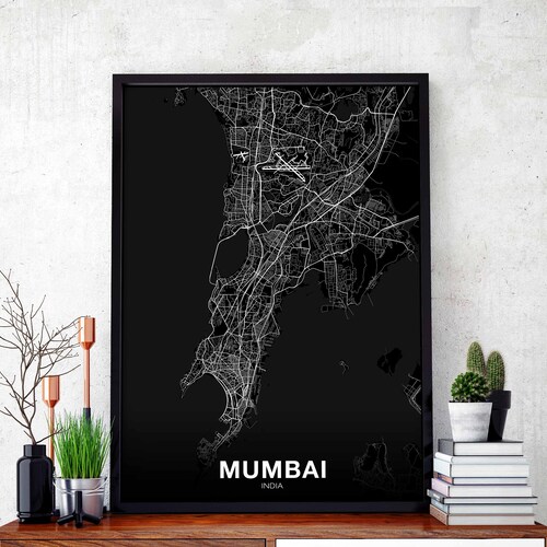 India Travel Poster Mumbai City Print Bombay Poster Prints - Etsy