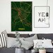KRANJ Slovenia Map Poster Color Hometown City Print Modern Home Decor ...