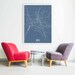 BO Sierra Leone Map Poster Color Hometown City Print Modern Home Decor ...