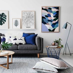 PADOVA Italy Map Poster Hometown City Print Modern Home Decor Office ...