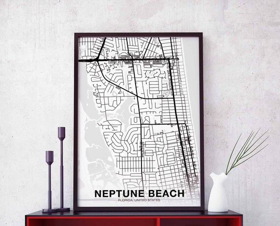 Mapa De Neptune Beach, Florida