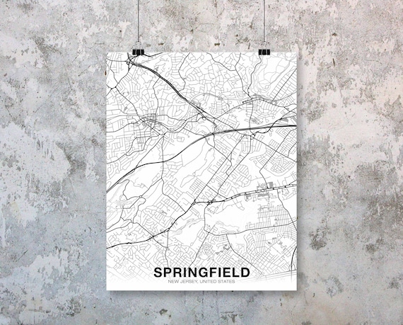 Springfield New Jersey Old Maps