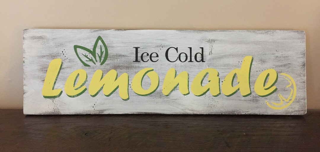 Ice Cold Lemonade - Etsy