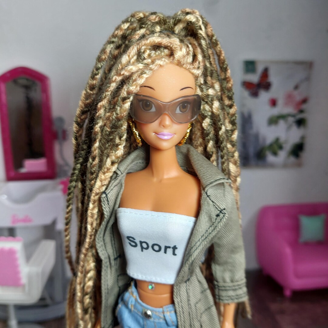 Custom Made Simba Princess Jasmine Puppe, Doll With Yarn Hair - Etsy
