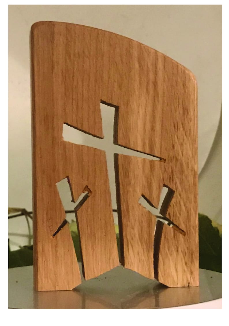 3 Crosses Curved - for That Ideal Spot at Easter - Etsy