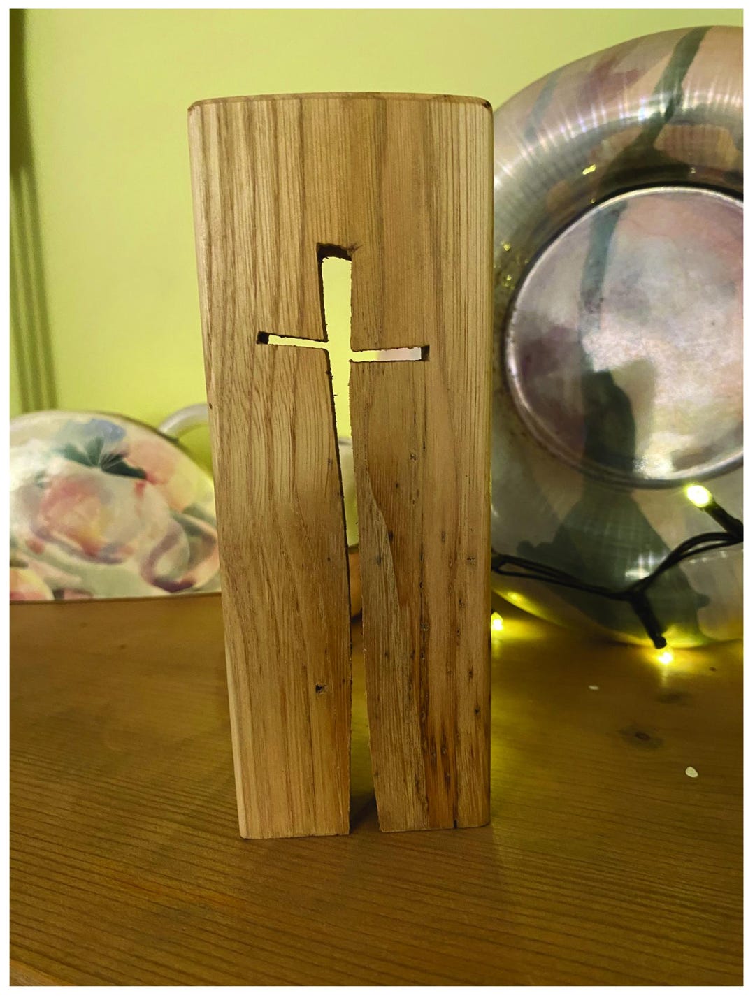 Cross With Offset Arms - Unique Timber Religious Decor - Etsy