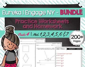 Eureka Math | Engage NY - Extra Worksheets for 4th Grade (module 1) - Etsy