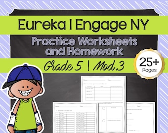 Eureka Math | Engage NY - Extra Worksheets for 4th Grade (module 1) - Etsy