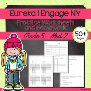 Eureka Math | Engage NY - Extra Worksheets for 5th Grade (module 2) - Etsy