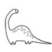 Cute Dinos | Coloring Dinosaur Bundle | Dinosaurs Clip Art | Digital ...