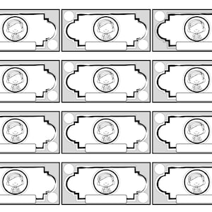 Printable Blank Dollar Bill Template