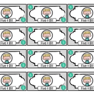 Classroom Money Template | Fake Money - EDITABLE - Etsy