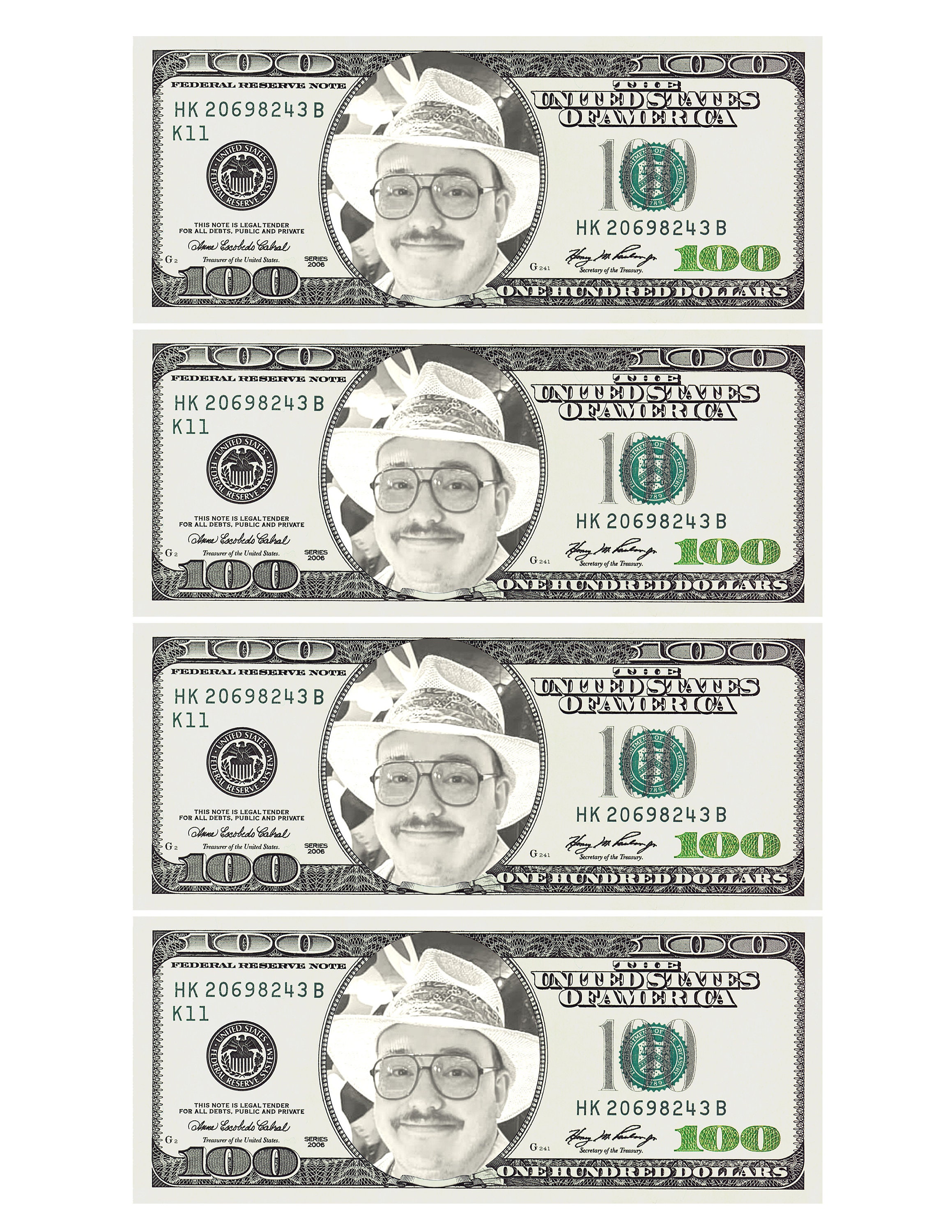 Personalized 100 Dollar Bill Teacher Money Classroom Money - Etsy