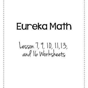 Eureka Math | Engage NY - Extra Worksheets for 5th Grade (module 3) - Etsy