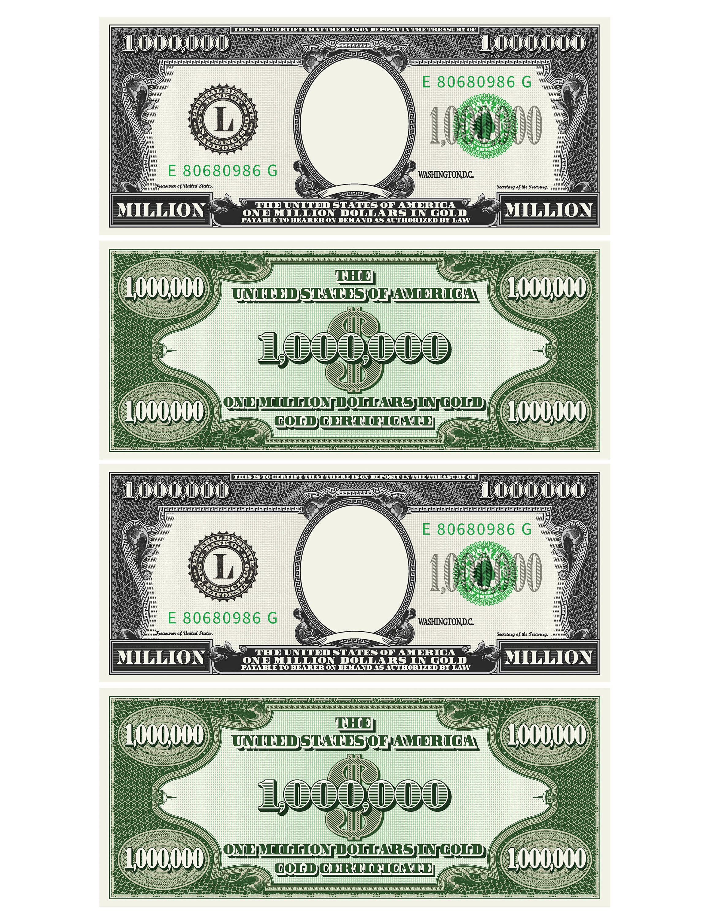Personalized Million Dollar Bill: Custom Teacher Classroom Money - Etsy