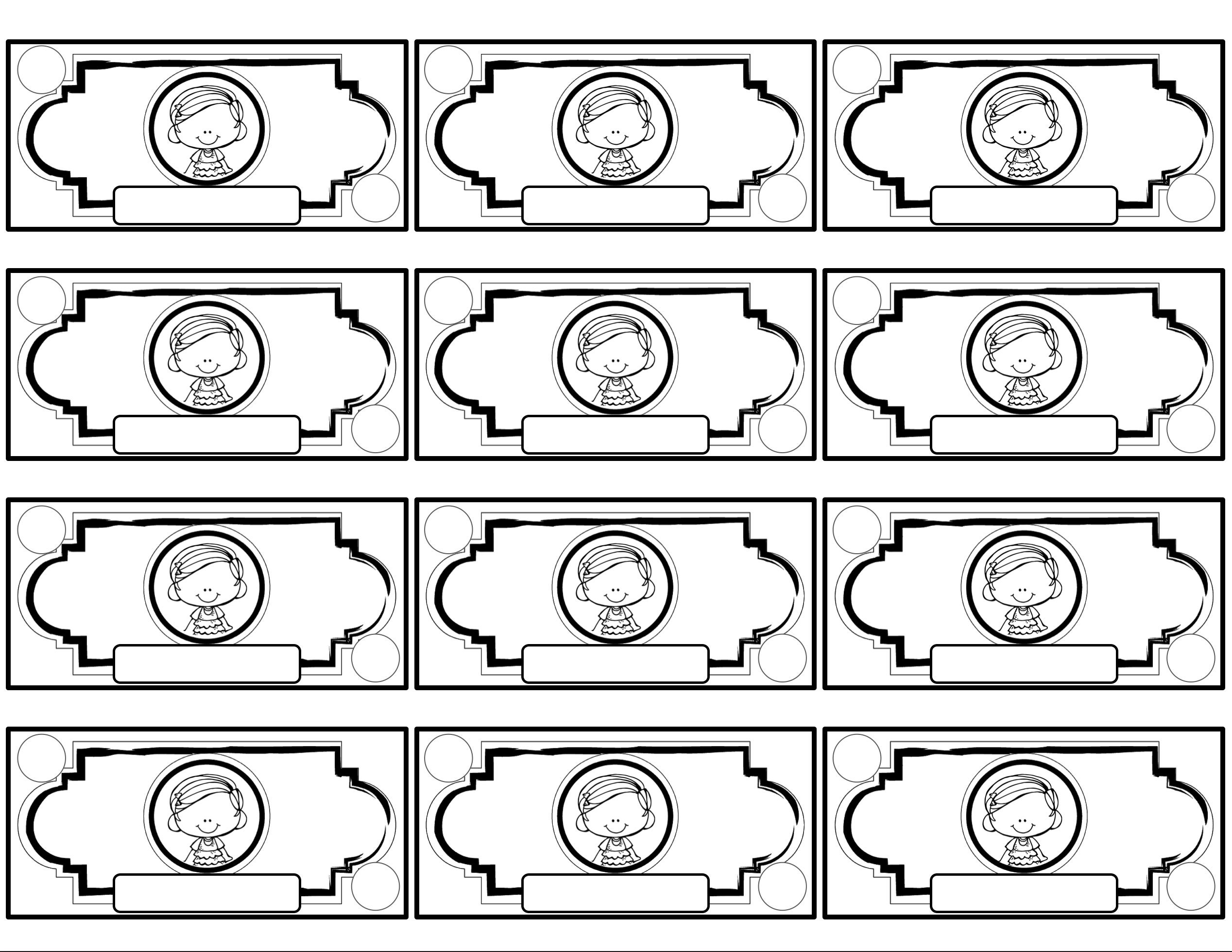 Blank Play Money Template