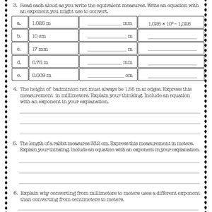 Eureka Math | Engage NY - Extra Worksheets for 5th Grade (module 3) - Etsy