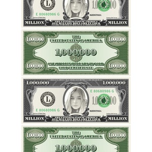 Personalized Million Dollar Bill - Teacher Money | Classroom Money With ...