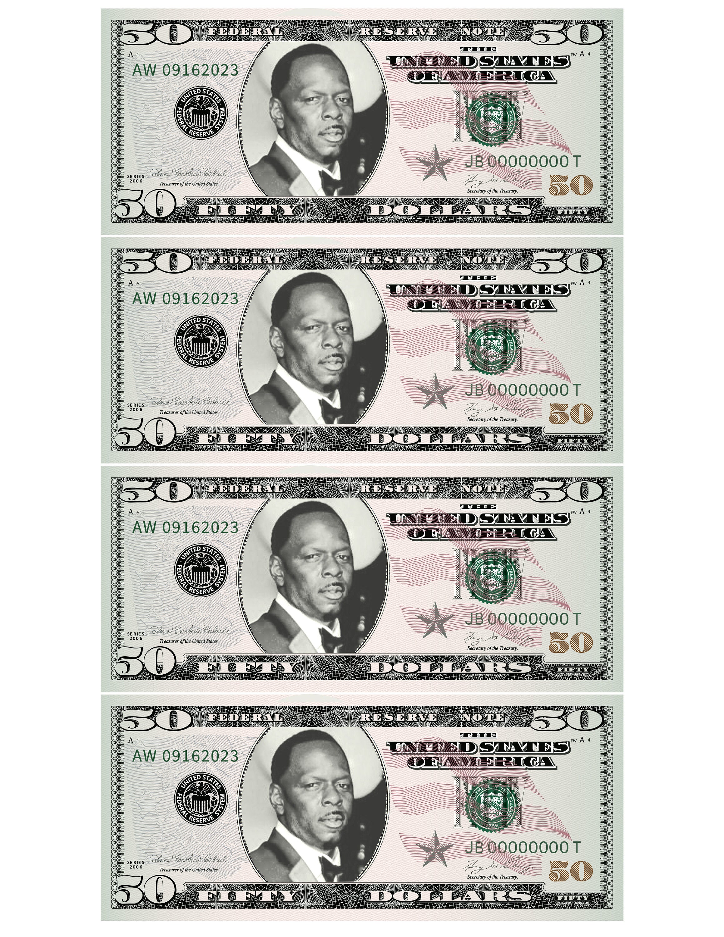Personalized 50 Dollar Bill - Teacher Money | Classroom Money With Your ...