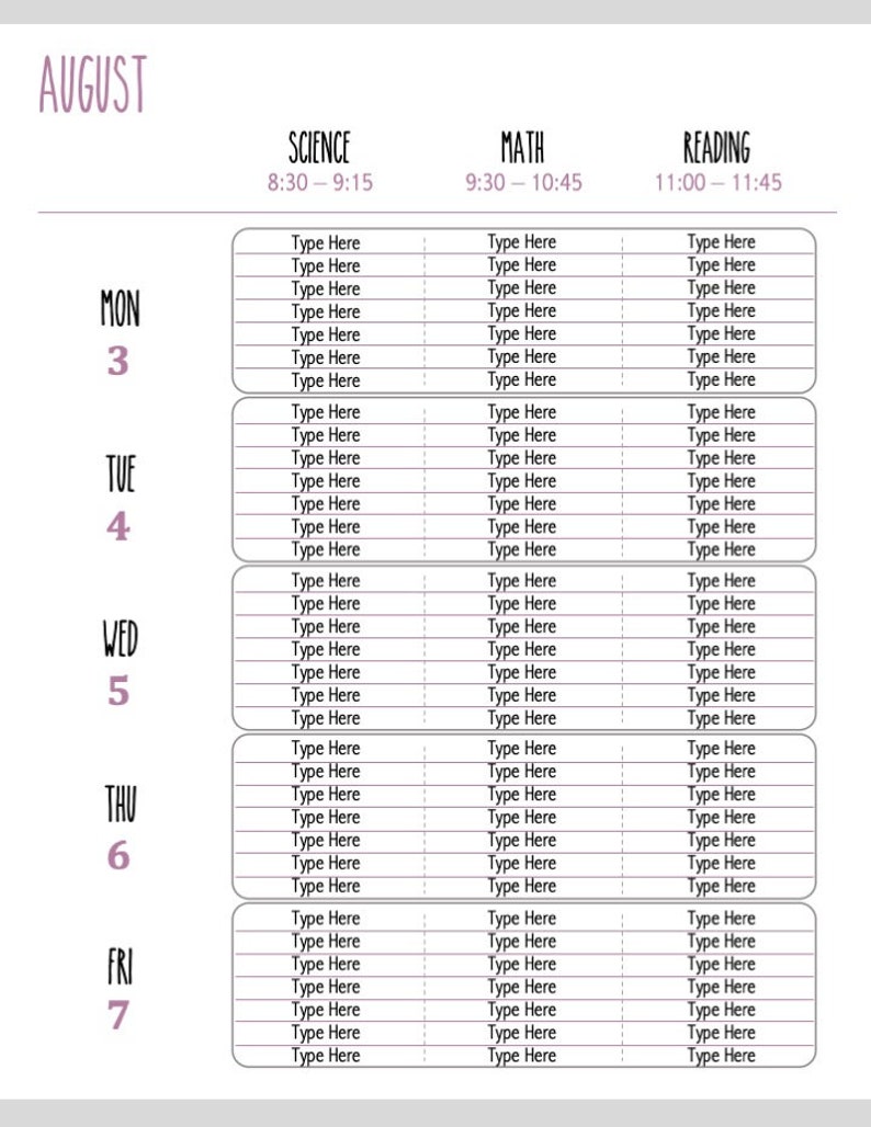 EDITABLE Teacher Planner Templates for Happy Planner | Etsy