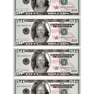 SAME DAY Personalized 100 Dollar Bill - Teacher Money | Money With Your ...