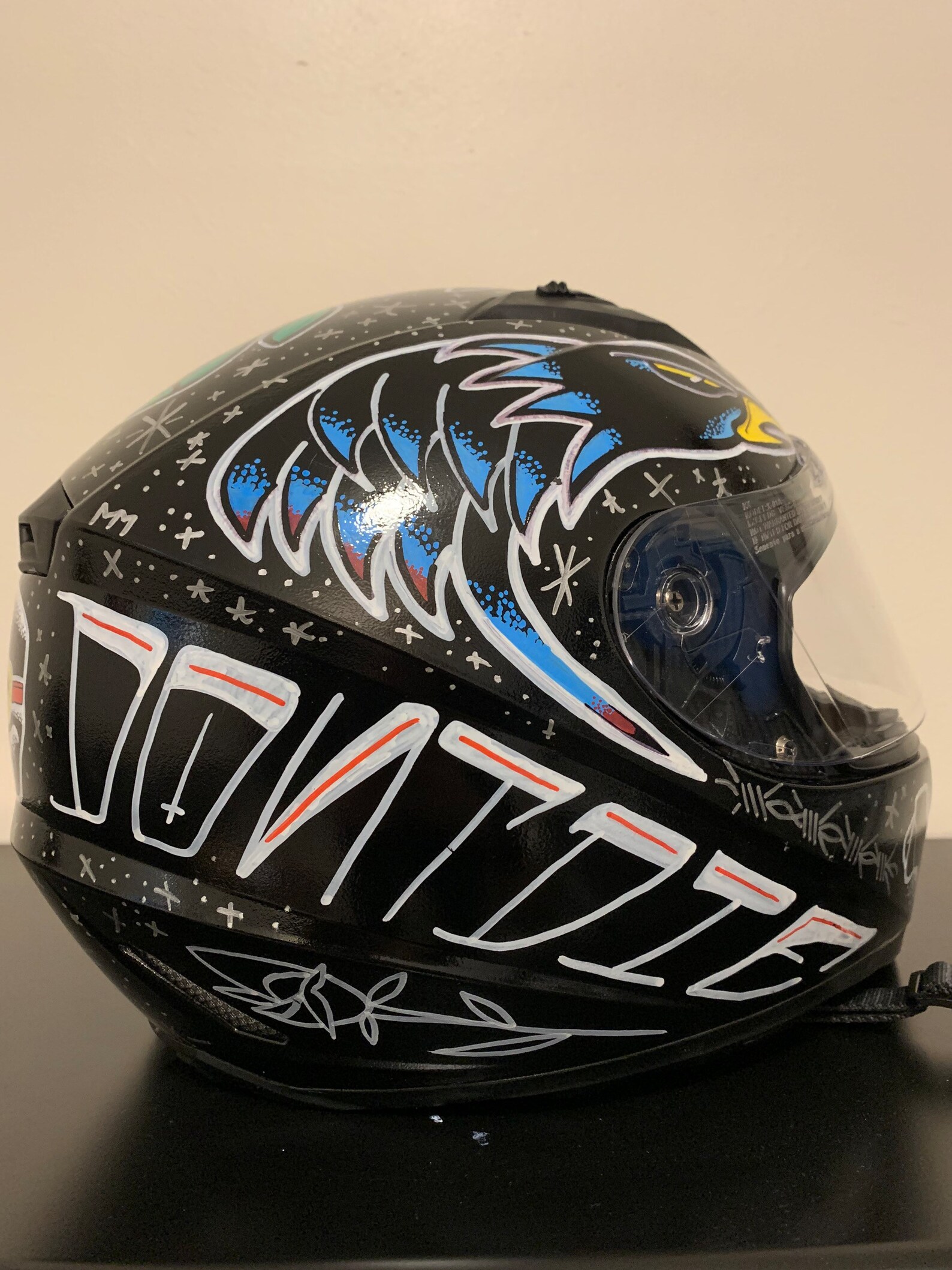 Hand Painted Motorcycle Helmet Custom Traditional Motorcycle - Etsy