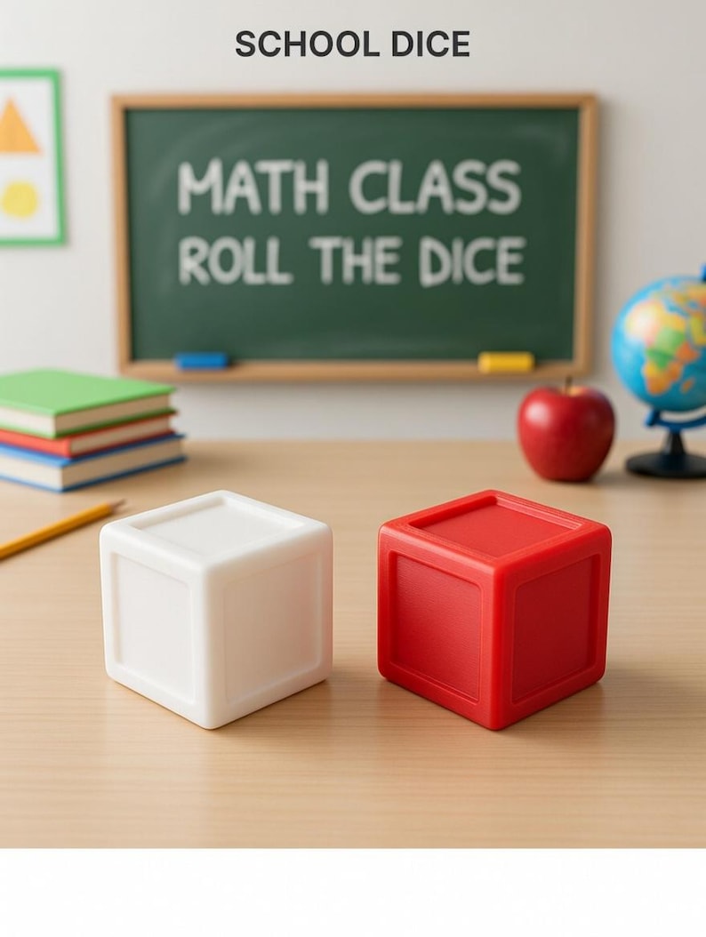 DIGITAL FILE ONLY – Reusable Learning Dice Template – 2 Inch Cube ...