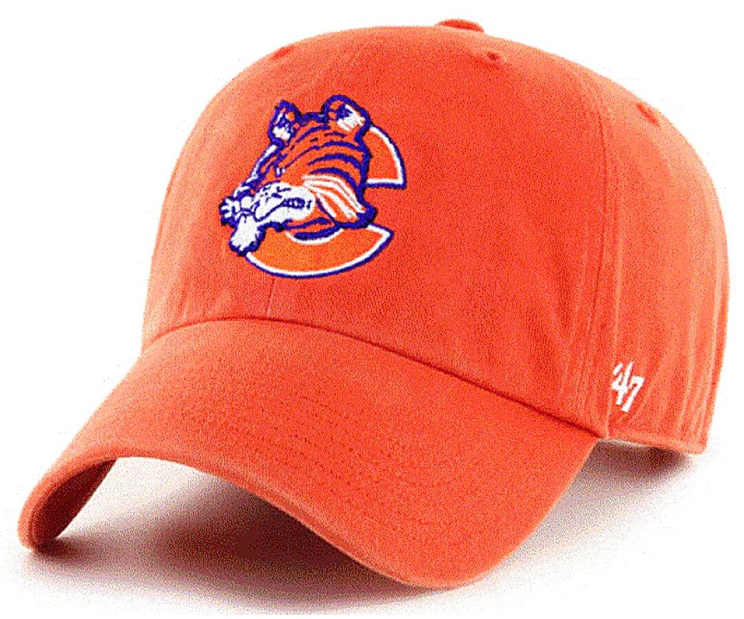 Clemson Tigers 1978 Vintage Mascot Orange Clean up Hat Cap Adult Men's ...