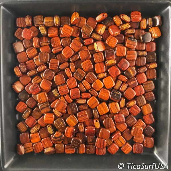 Square Wooden Beads - Etsy