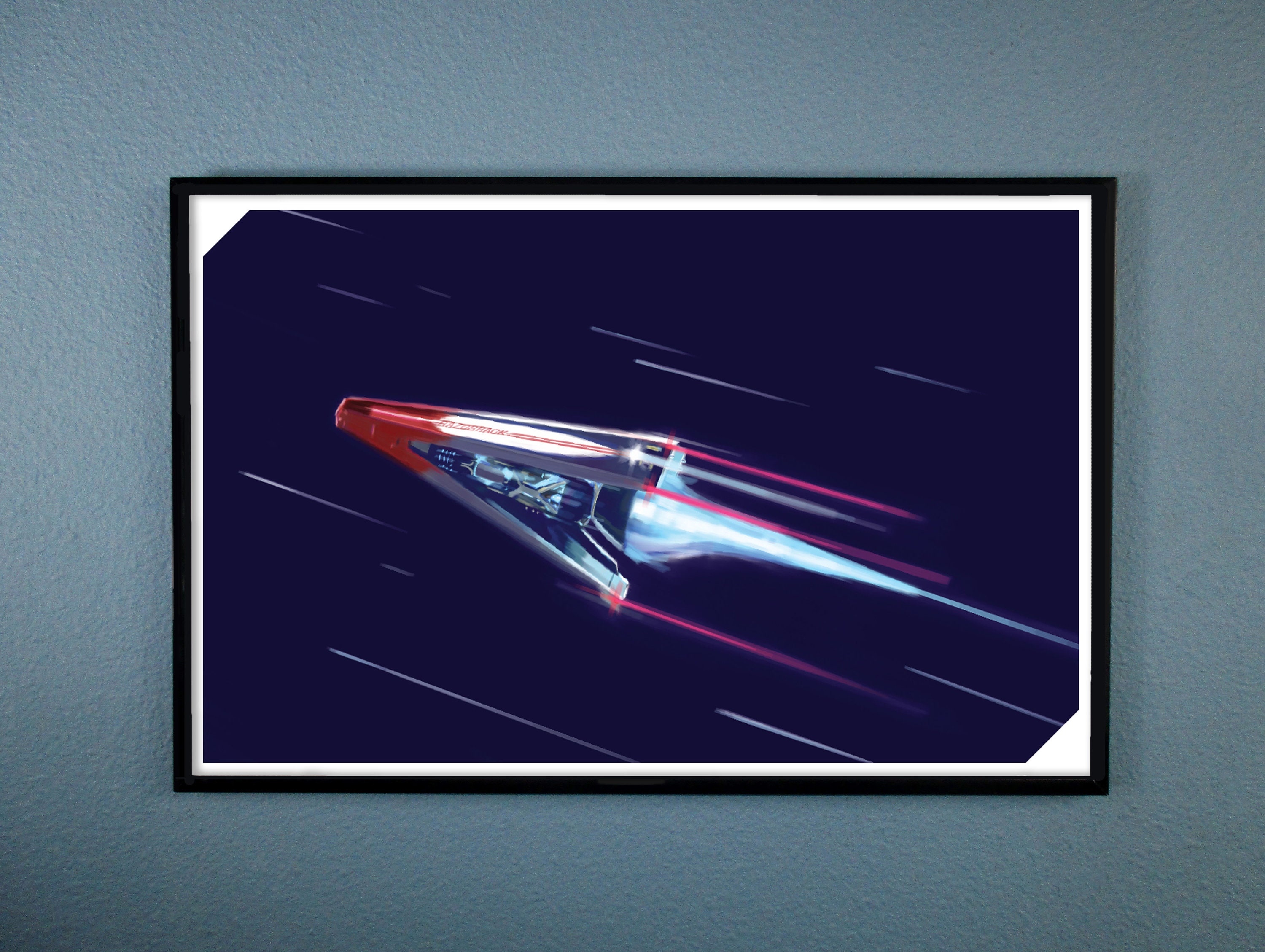 Razorback Painting From the Expanse - Etsy