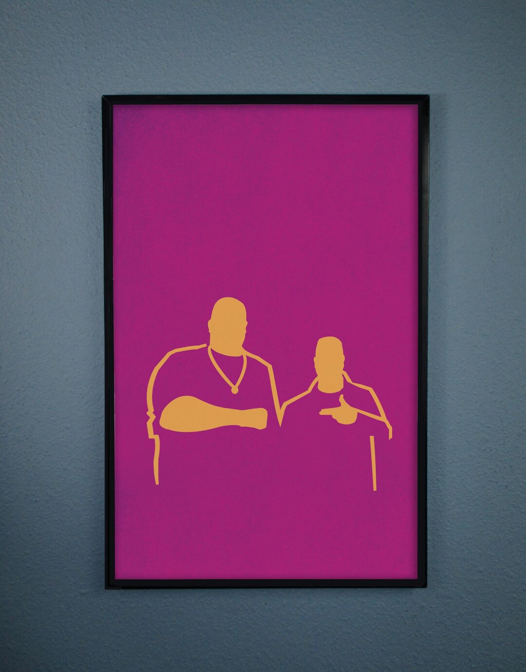 Minimalist Run the Jewels RTJ Poster me and EL-P Do - Etsy