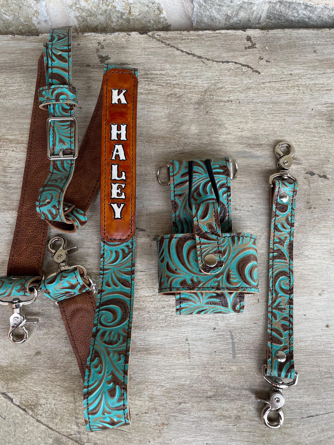 Radio Strap and Holster With Name Patch, Custom Radio Strap, EMS Strap ...