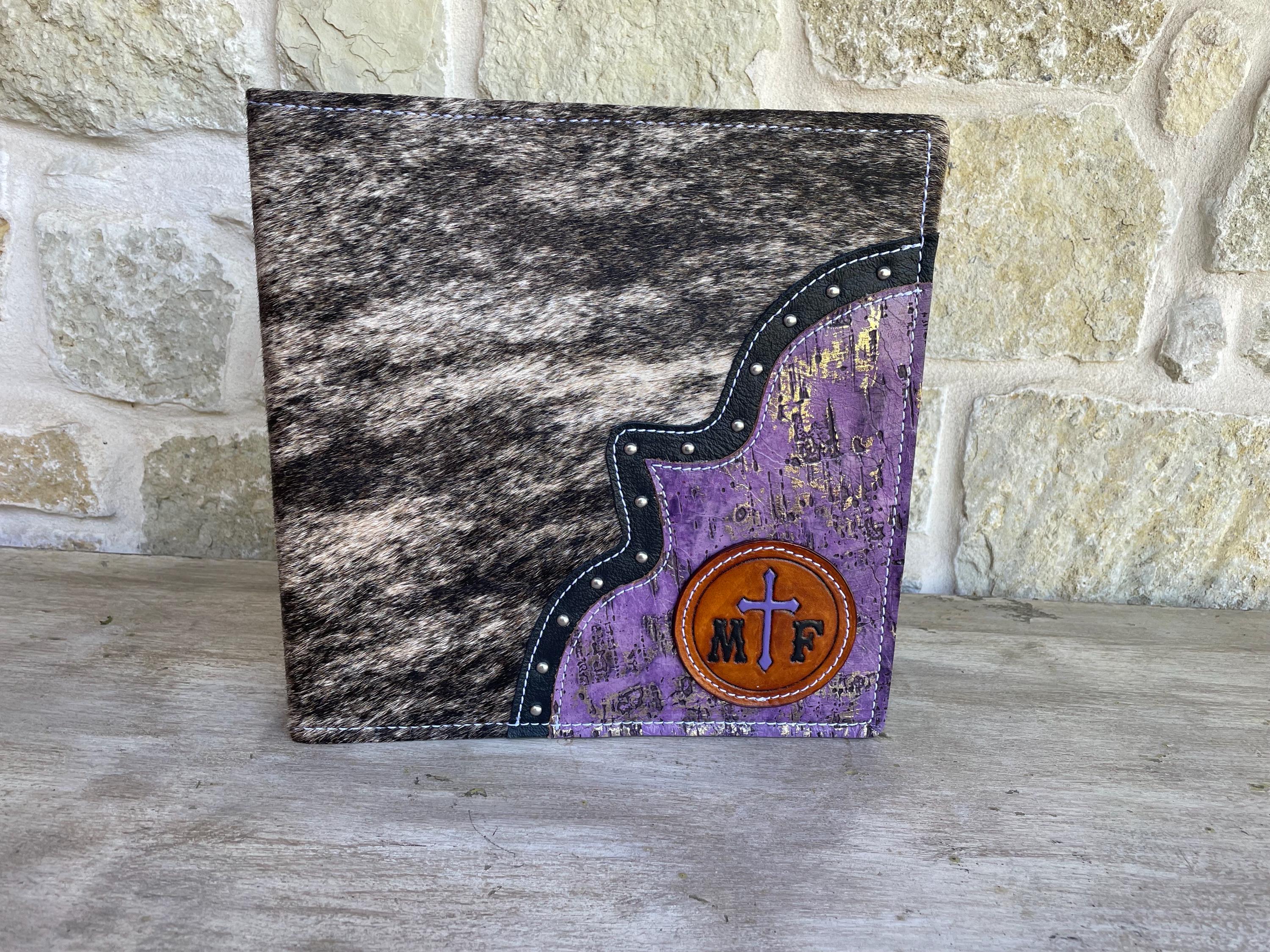 Custom Brand Leather Covered Notepad / Leather Covered Portfolio ...