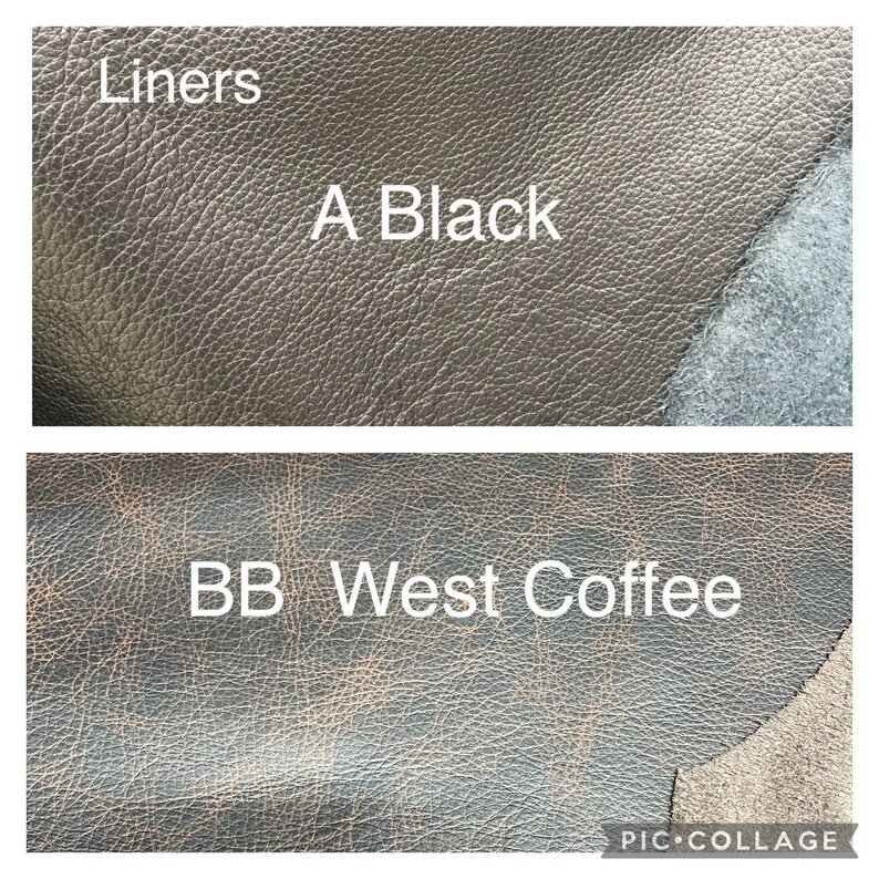 6 Inch Leather Samples for Purse Straps, Crossbody Bag Strap Leather ...