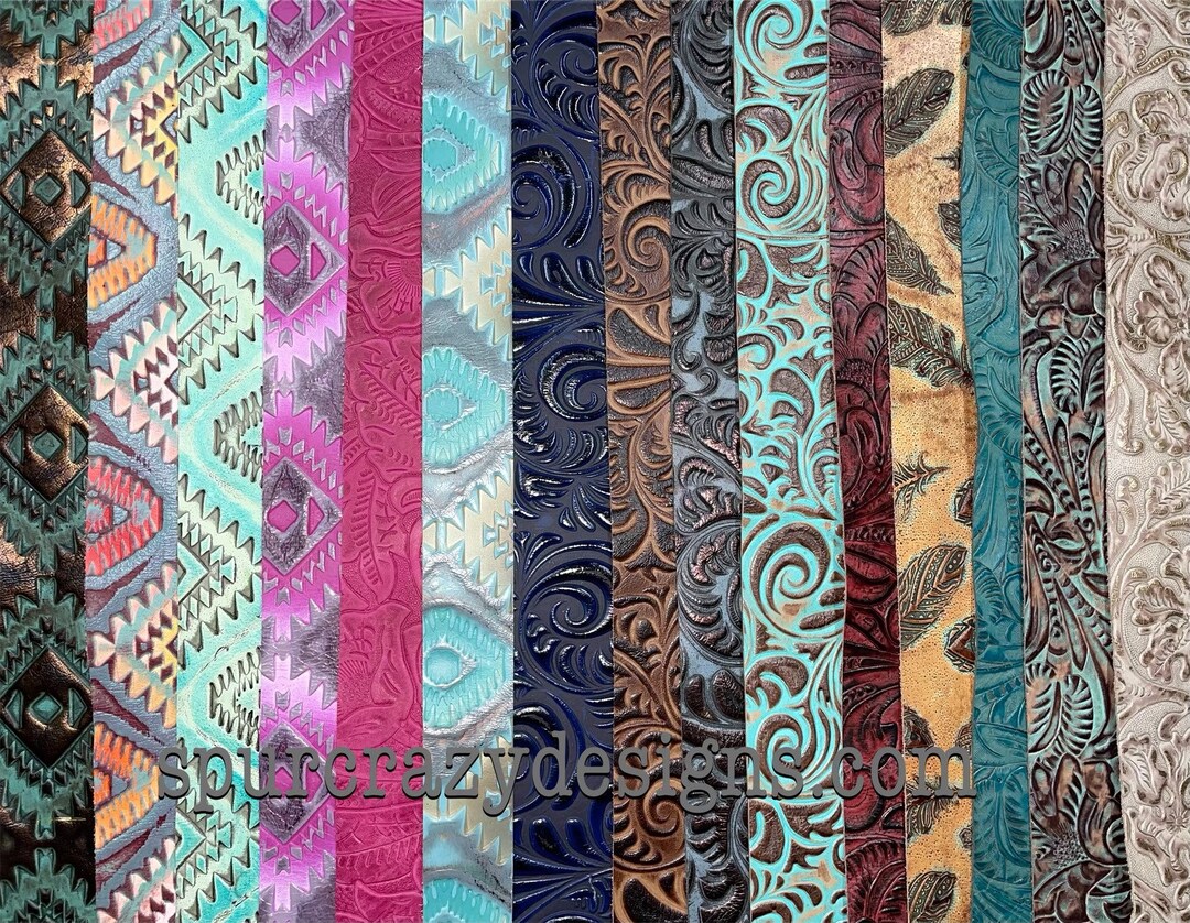 6 Inch Leather Samples for Purse Straps, Crossbody Bag Strap Leather ...