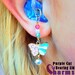 Hearing Aid Charms: Bright Enamel Rhinestone Flowers With Glass and ...