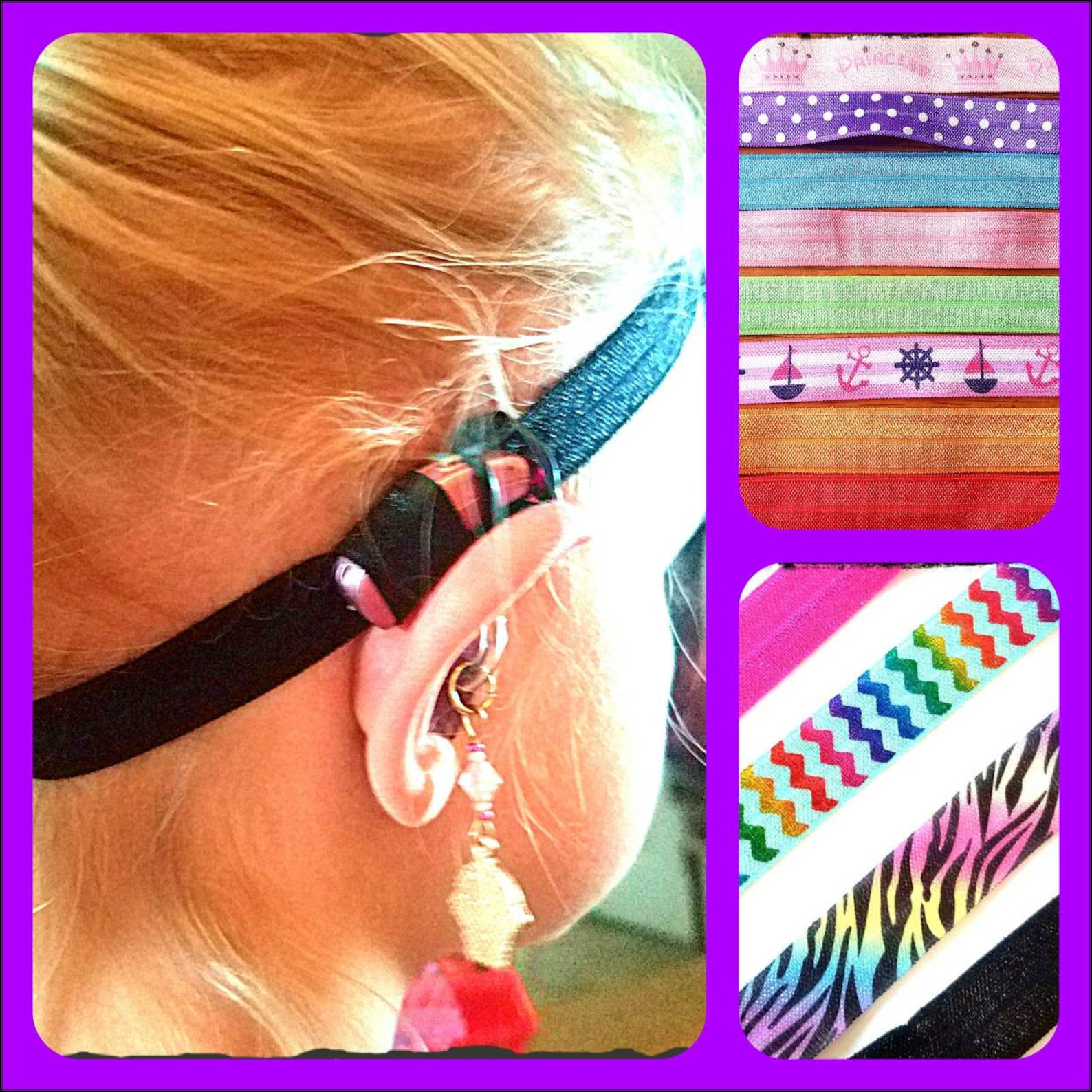 Hearbands: Hearing Aid and Cochlear Implant Headband Wraps - Etsy