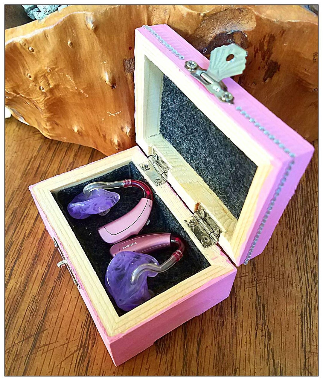 Hand Painted and Personalized Hearing Aid Storage Box! - Etsy