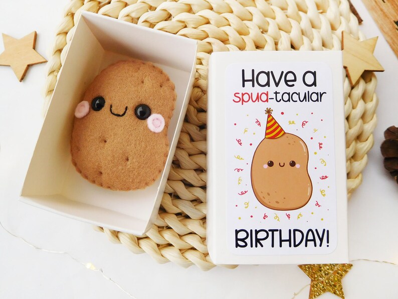 Felt Potato Funny Happy Birthday Gift Kawaii Matchbox, Birthday Gifts ...