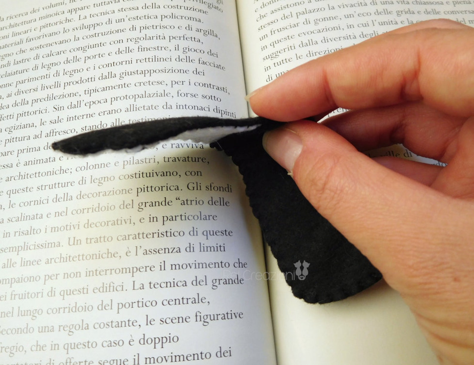Felt Cat Paw Cute Bookmark Gift Idea for Book Reader Pet - Etsy