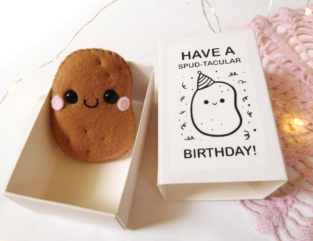 Felt Potato Funny Happy Birthday Gift Kawaii Matchbox - Etsy