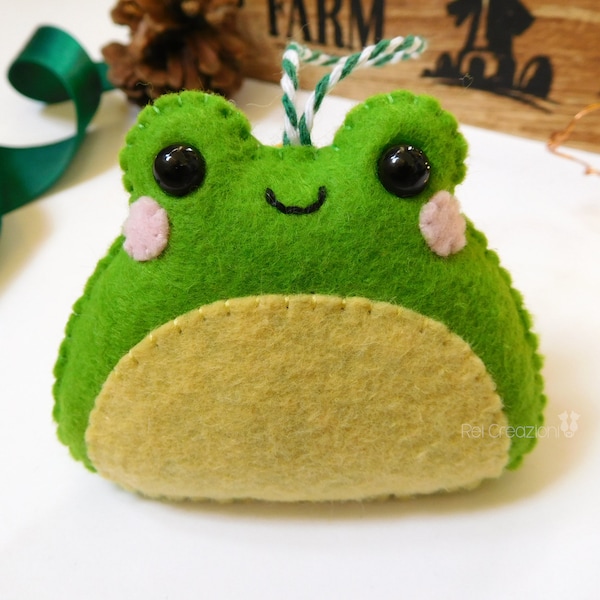 Felt Frog - Etsy