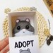 Felt Sad Hamster Plush in a Matchbox, Adopt an Animal, Trending Hamster ...