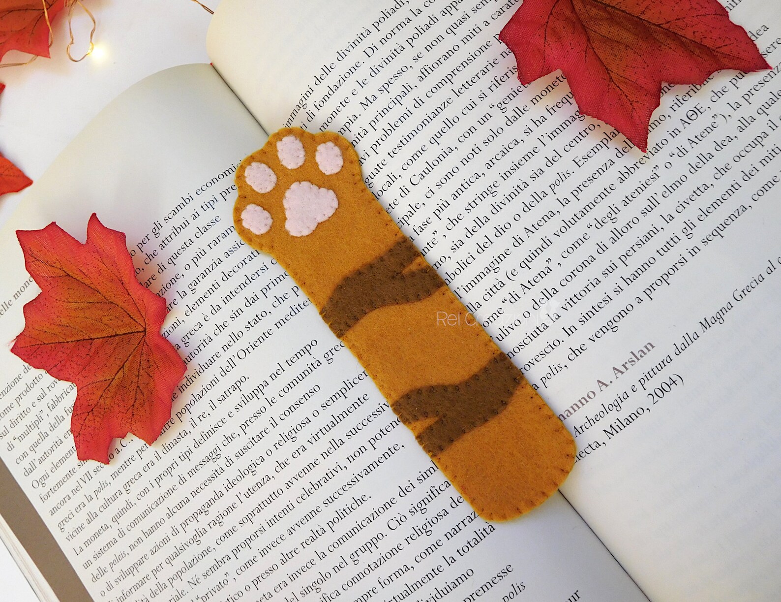 Felt Cat Paw Cute Bookmark Gift Idea for Book Reader Pet - Etsy