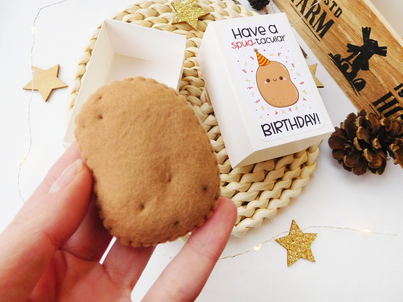 Felt Potato Funny Happy Birthday Gift Kawaii Matchbox, Birthday Gifts ...