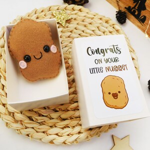 Felt Chicken Nugget Baby Shower Funny Newborn Gift Matchbox, Cute ...