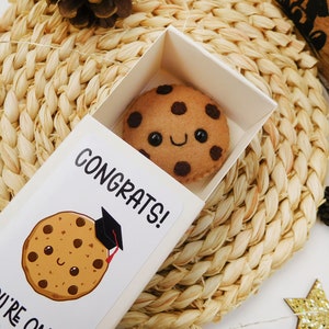 Felt Tiny Smart Cookie in a Matchbox Graduate Gift, Cute Graduation ...